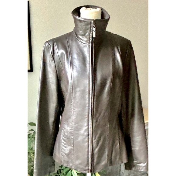 Avanti New York | Jackets & Coats | Avanti Ny Brown Leather Jacket Coat ...